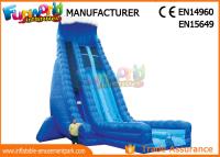 China Durable 30ft Tall Outdoor Inflatable Water Slides With Digital Printing for sale