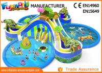 China Hot Welding Inflatable Water Park 25x25m Giant Water Playground 0.9mm PVC Tarpaulin for sale