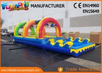 China Commercial Inflatable Water Slide with Pool 10x3x2.5m PVC Tarpaulin Outdoor for sale