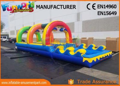 China Commercial Inflatable Water Slide with Pool 10x3x2.5m PVC Tarpaulin Outdoor for sale