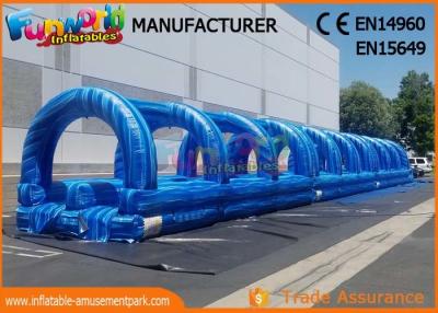 China Commercial Inflatable Water Slide 0.55mm PVC Tarpaulin Slip N Slide for Adults Kids Custom Size for sale