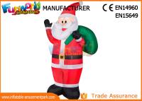 China Custom Inflatable Santa Christmas Decoration Outdoor Advertising PVC 1 Unit for sale