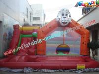 China Durable Commercial  Inflatable Bouncy Slide For Outdoor / Backyard for sale