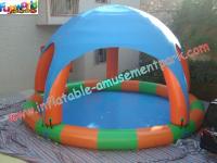 China Tent Cover Inflatable Swimming Pool With CE / UL Pump Water Games for sale