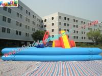China Double Layer Inflatable Water pools , Inflatable Swimming Pool For water game for sale