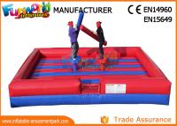 China Custom PVC Tarpaulin Inflatable Gladiator Jousting Arena - 0.55mm Commercial Grade with CE/UL Blower for sale