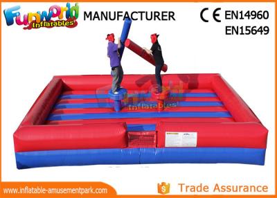China Custom PVC Tarpaulin Inflatable Gladiator Jousting Arena - 0.55mm Commercial Grade with CE/UL Blower for sale