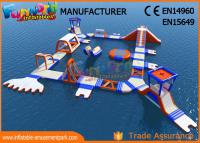 China Custom Giant PVC Tarpaulin Inflatable Floating Water Park 120 Person Capacity for sale