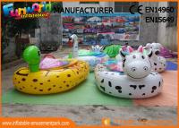 China Adult Electric Bumper Boat 156x110x50 CM Cartoon Animal Shape Inflatable Boat Toy with 220V Motor for sale