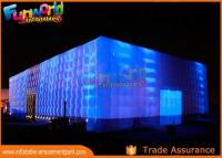 China PVC Coated Nylon Inflatable Cube Tent with LED Lighting - Under 10 Minute Setup, Custom Sizes Available for sale