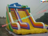 China Customized Commercial Inflatable Slide 9x5x7m Giant Jumper Slide Toys for Rent for sale