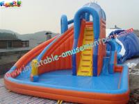 China Customized Waterproof Outdoor Inflatable Water Slide 7.5m x 7m for Children Commercial Use for sale