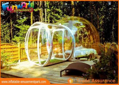 China Transparent Inflatable Bubble Dome Tent 0.8mm PVC Fireproof for Events for sale