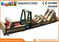 China Fireproof Giant Inflatables Obstacle Course Tunnel For Amusement Park for sale