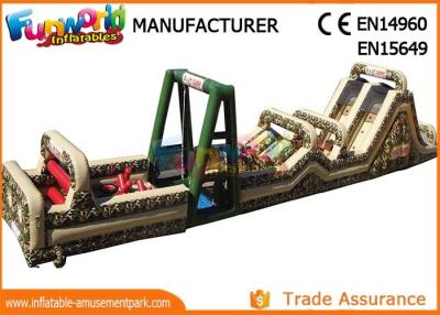 China Fireproof Giant Inflatables Obstacle Course Tunnel For Amusement Park for sale