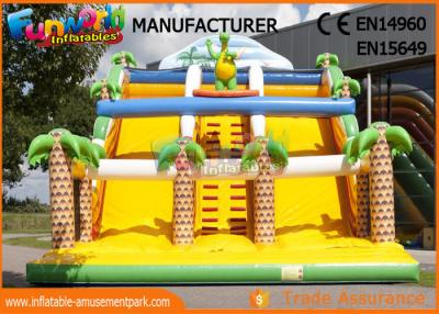 China Commercial Inflatable Slide for Adults 0.55mm PVC Blow Up Jumping Slide for sale