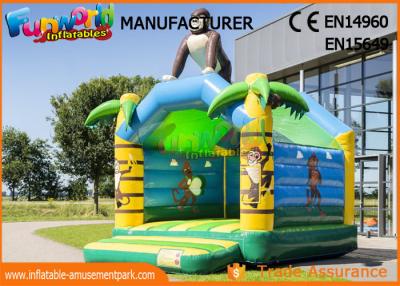 China Customized Size Gorilla Inflatable Jump Bouncy Castles With 1 Year Warranty for sale