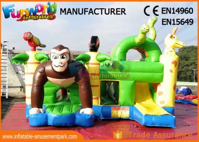 China Children Inflatable Bouncer Gorilla Jumping Castle For Garden / Playground for sale