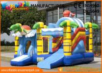 China Commercial 0.55mm PVC Inflatable Bouncer Slide Fire Retardant Waterproof 1 Year Warranty for sale