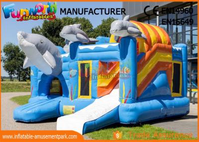 China Large Inflatable Bouncer Slide For 30 People / Inflatable Jumping Castle for sale
