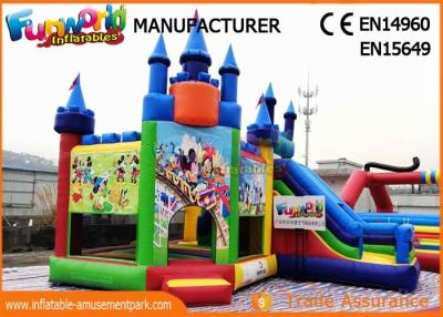 China Commercial Inflatable Bouncy Castle with 0.55mm PVC Material and 100x70x70cm Packing Size for Outdoor Play Centers for sale