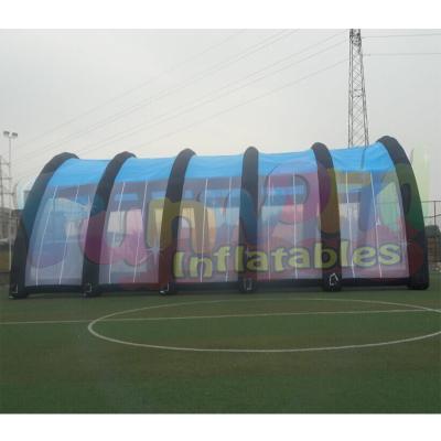 China Custom Mobile Inflatable Paintball Tent - 0.55mm PVC Tarpaulin, Waterproof & Fire Retardant with 1-Year Warranty for sale