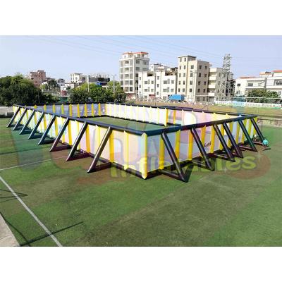 China Commercial Inflatable Paintball Field 40x25x3.5m with 0.4mm PVC Tarpaulin and 1 Year Warranty for sale