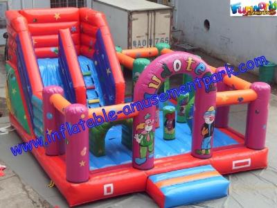 China Commercial Inflatable Bouncy Slide Castle 8x6x4.5m CE EN14960 for Kids for sale