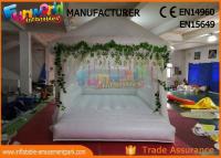 China White Jumper Inflatable Wedding Bouncy Castle 5x4x4m with 1 Year Warranty and CE/UL Certification for sale