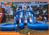 China Custom Large Inflatable Water Park Equipment with 0.55+0.9mm PVC Material and 1-Year Warranty for Commercial Use for sale