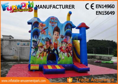 China Commercial Paw Patrol Bounce House with Slide - 5x5x5 Meter Inflatable Castle for Ages 3-12 for sale