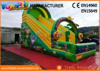 China 8x4x6M Commercial Jungle Inflatable Slide Bounce House with 0.55mm PVC Material and CE/UL Certification for sale