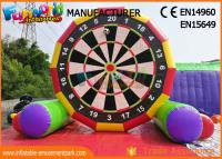 China Interactive 5m High Inflatable Foot Darts Game / Inflatable Soccer Darts for sale