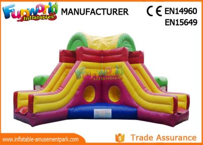 China Mega Obstacle Course Inflatable Amusement Park Playground / Inflatable Fun City for sale