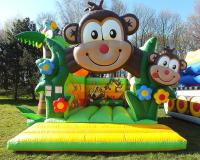China Commercial Monkey Bouncy Castle 5x4x5m Inflatable Jumping Castle for Kids for sale