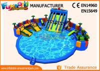 China Ocean World Giant Inflatable Water Park 0.9mm PVC Tarpaulin Custom Logo for sale