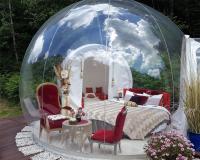 China Transparent Outdoor Inflatable Bubble Tent For Camping Digital Printing for sale