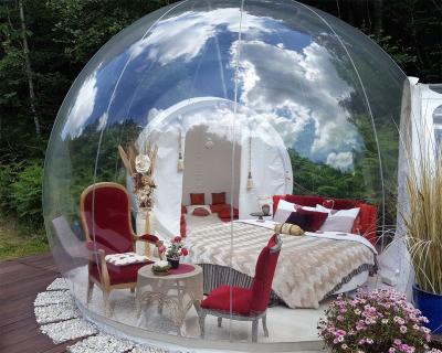 China Transparent Outdoor Inflatable Bubble Tent For Camping Digital Printing for sale