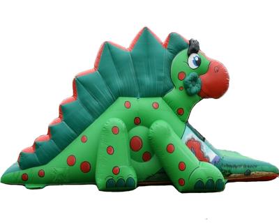 China Commercial Inflatable Dinosaur Dry Slide Playground 6.6m PVC Bounce Toboggan for sale