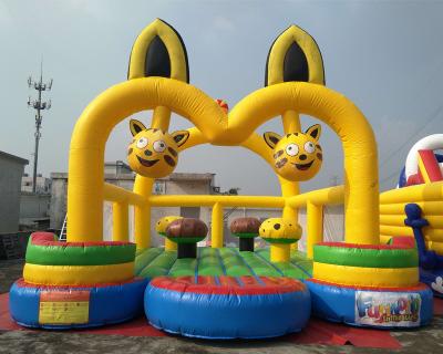 China Anime Themed Inflatable Playground Equipment For Children Healthy And Interactive for sale