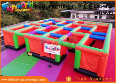 China 0.55mm Vinyl Inflatable Haunted House Maze 30x30ft for Adults Games for sale