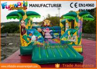 China Jungle Inflatable Bouncy Castle 4.5x3.6m Commercial Jumping House with Digital Printing for sale