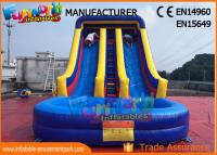 China SGS TUV Outdoor Inflatable Water Slide For Lake /  Pool Customized Logo for sale