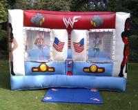 China 14FT x 14FT Commercial Grade Anime Inflatable Sumo Wrestling Ring Bounce House with 0.55mm PVC Material for sale