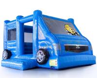China Commercial Motor Vehicle Inflatable Moon Bounce House 0.55mm PVC Custom Size for sale