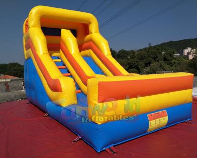 China Commercial Inflatable Dry Slide Bouncer 6x3x4m for Kids and Adults Blow Up Land Slide for sale