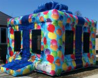 China Plato Commercial 13x15ft Birthday Gift Box Inflatable Bouncy Castle Jump House for sale