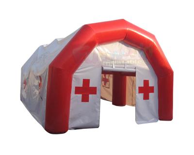 China Commercial Grade Inflatable Army Medical Tent 200kg Emergency Rescue Shelter for sale