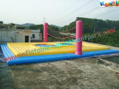 China Custom Inflatable Bossaball Volleyball Court 18x12m Commercial Grade PVC Sports Game for sale