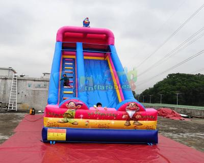 China Inflatable Outdoor Bouncy Castle Slide Elves For Events Multi Color for sale